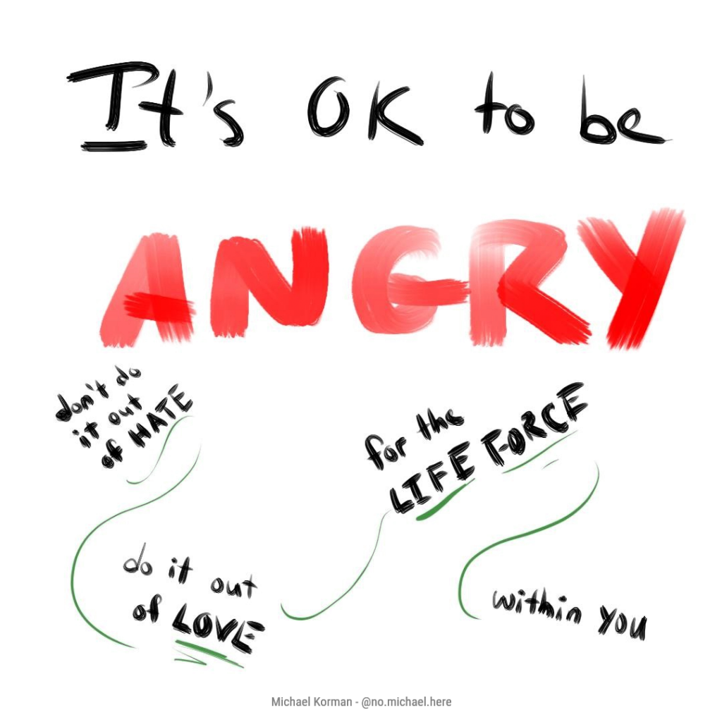 Why it's good to be angry
