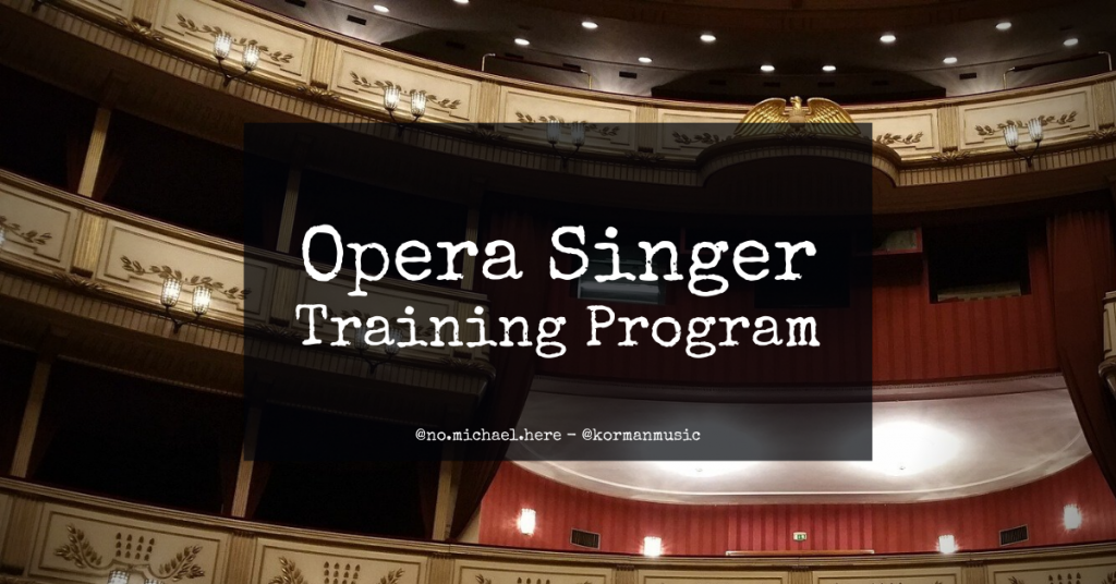 Opera Singer Training Program
